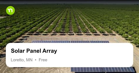 solar panel array for free in loretto mn for sale and free — nextdoor