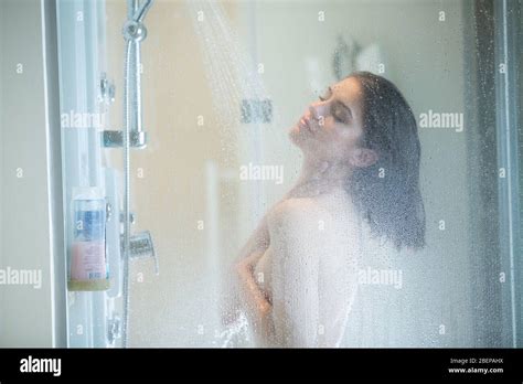 Morning Showertaking Rejuvenating Cold Showerself Care Moment