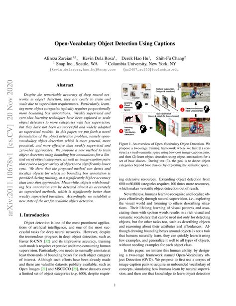 open vocabulary object detection using captions deepai