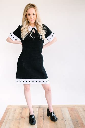 Ravelry Phoebe Polka Dot Dress Pattern By Simone Francis