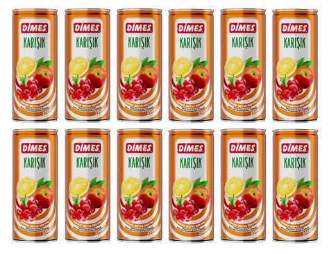 Dimes Karışık Meyve Nektarı 250 Ml X 12 Adet İçecek Kapıda