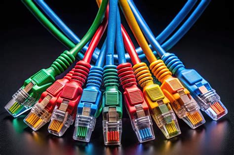 Comprehensive Collection Of Network Cable Connectors Rj45 Cat5e And Cat6 Plugs For Seamless