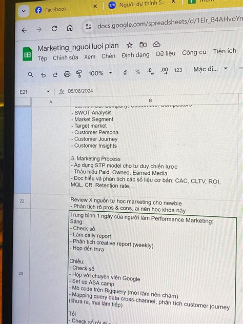 Trung Bình 1 Ngày Của Người Làm Performance Marketing Sáng Check Số