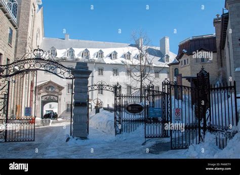 Court Yard Entrance Of The University Of Laval School Of Architecture