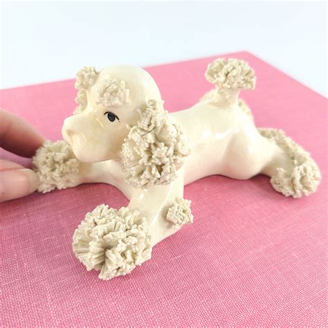 1950s Spaghetti Cocker Spaniel Vintage Dog Figurine Ceramic Dog