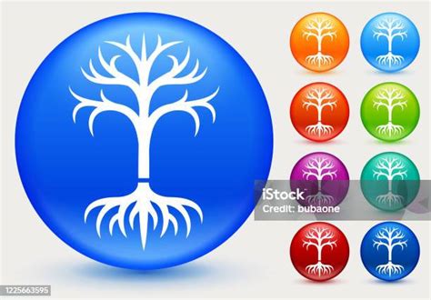 樹圖示向量圖形及更多圓形圖片 圓形 圖示 地底下 Istock
