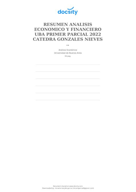 Docsity Resumen Analisis Economico Y Financiero Uba Primer Parcial 2022