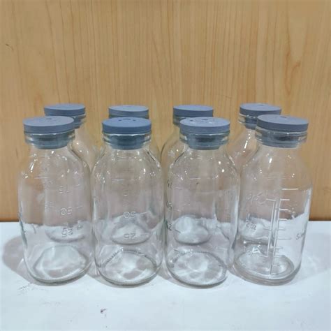 Jual Botol Asi 100ml Vial Kaca Tutup Karet Baru Dan Preloved Shopee Indonesia