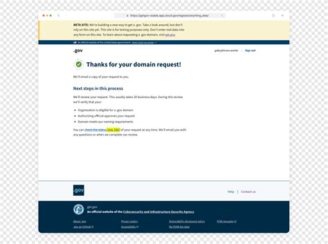 Content Clarify Next Steps On Confirmation Page · Issue 770 · Cisagov