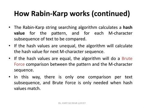 Rabin Karp String Matcher Pdf
