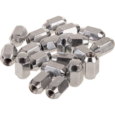 Гайка конус M12x1.50, закрытая 35 мм, ключ 21 мм, хром 034, 20 шт ...