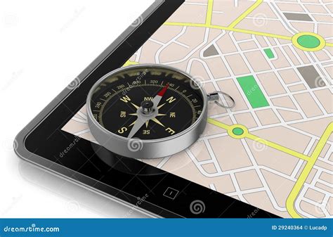 Gps Application Stock Illustration Illustration Of Touch 29240364