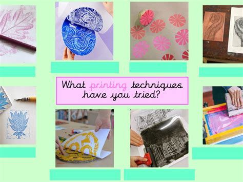Printmaking L1 Introduction To Printing Ks2 Art And Design