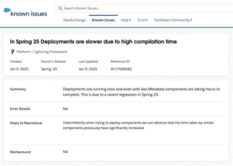 Salesforce Known Issue Spring 25 If Your Sandbox Is On A Preview