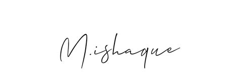 70 M Ishaque Name Signature Style Ideas New Esignature