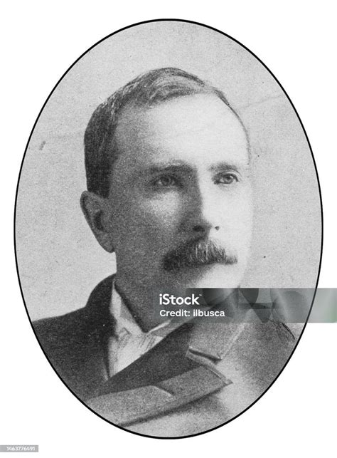 Portrait Of Notable New Yorkers John Davison Rockefeller Stock