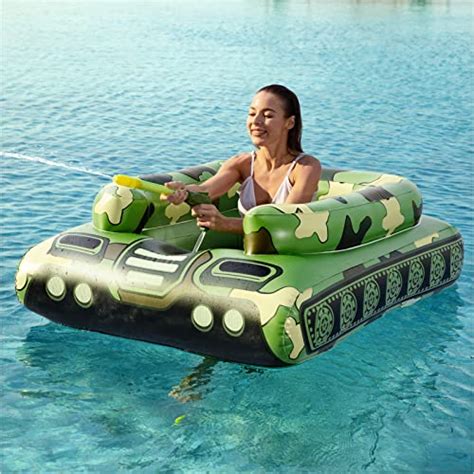 I Tested The Hottest Summer Trend Inflatable Tank Pool Floats Heres