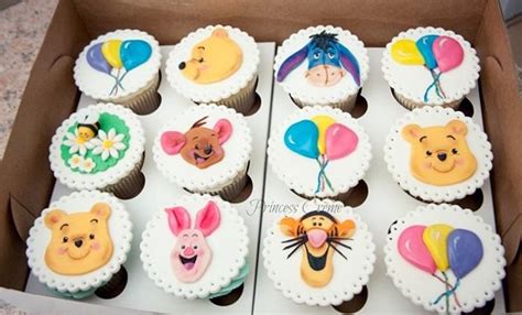 Winnie The Pooh Cupcake Toppers Decorated Cake By CakesDecor