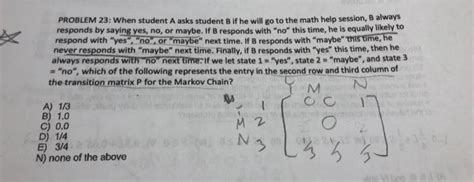 Solved PROBLEM When Babe A Asks Babe B If He Will Chegg Com