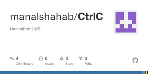 Github Manalshahabctrlc Hackathon 2025