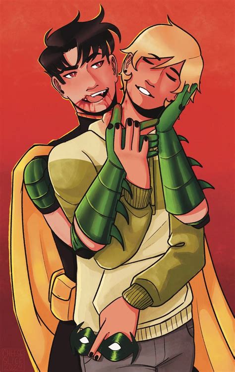 Timber Tim Drake X Bernard Dowd Supersons Vampire Au Batman By