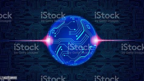 하이테크 디지털을 이용한 기술 배경 Cpu에 대한 스톡 벡터 아트 및 기타 이미지 Cpu 가상현실 개념 Istock