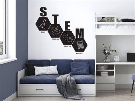 Stem Wall Decal Science Decal Technology Decal Engineering Decal Art
