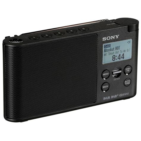 Sony XDR S41D DAB DAB Plus Portable Radio Black Techinn