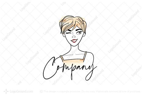 Blinking Pixie Girl Logo