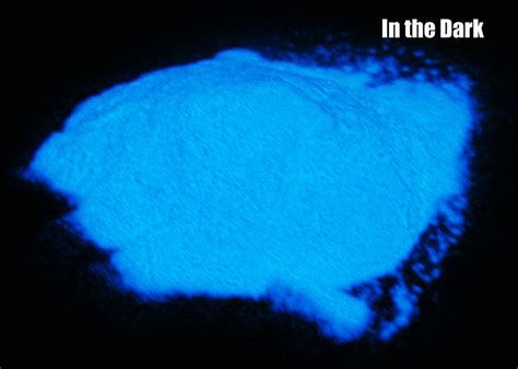 Blue Color Glow In The Dark Phosphor Luminous Photoluminescent Etsy