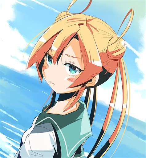 Hd Wallpaper Abukuma Kancolle Kantai Collection Long Hair Blonde