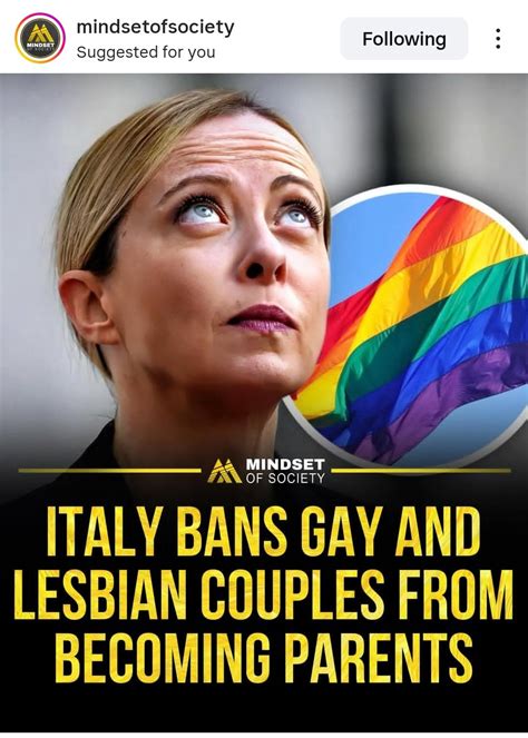 بالاترین بانوی آهنین ایتالیا برای زوج‌های گی و لزبین که بخواهند والدین