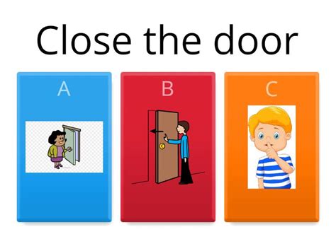 Classroom Instructions Quiz