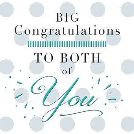 Big Congratulations To Both Of You Greeting Card 38343 Cards