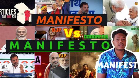 Political Showdown Congress Vs Bjp Manifesto Impact Youtube