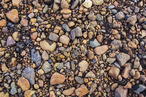 Seixos Na Areia Seixos Da Praia Imagem De Fundo Dos Seixos Foto De