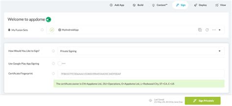 How To Code Sign Secured Android App With SHA Fingerprint Google Cert In DevSecOps Build System