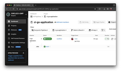 continuous integration for go applications circleci