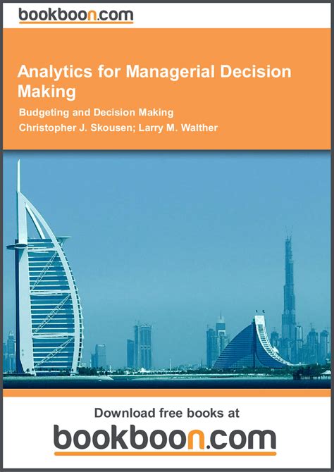 Analytics For Managerial Decision Making Docsity