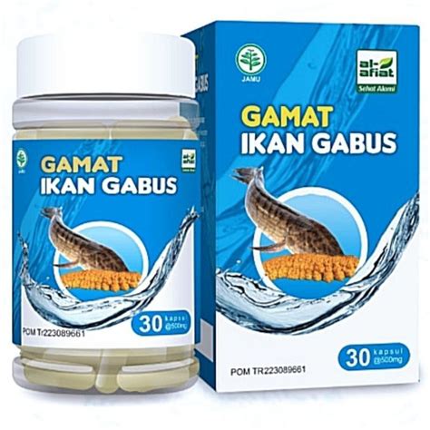 Jual Kapsul Gamat Ikan Gabus Al Afiat Khasiat Maksimal Shopee Indonesia