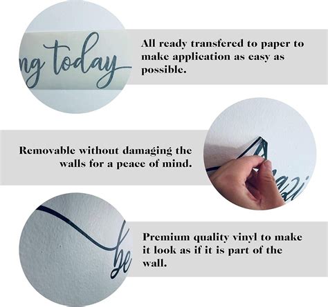 My Vinyl Story 12 Pc Motivational Wall Decal Positive Inspirational