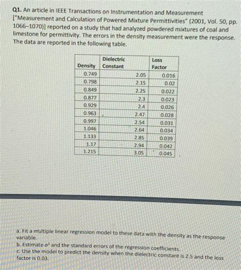 Solved Q An Article In IEEE Transactions On Chegg Com
