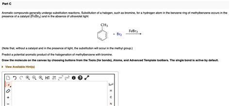 Aromatic Compounds Generally Undergo Substitution Reactions