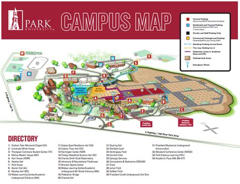 University Park Campus Map