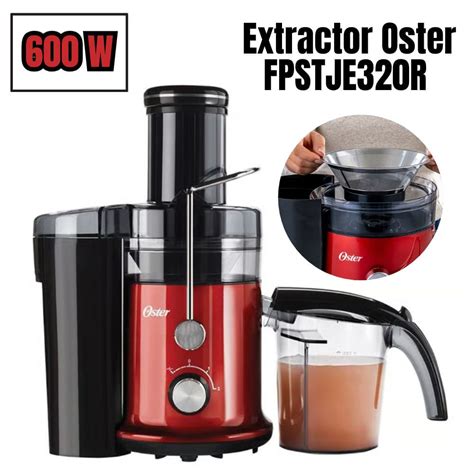 Extractor De Jugo Oster 600w Rojo Oechsle Oechsle