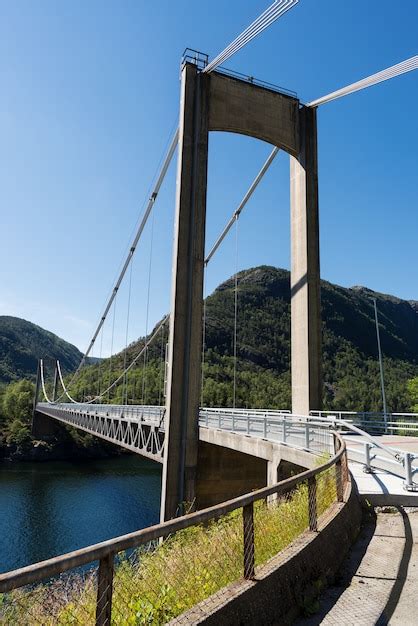 Premium Photo Bridge In Norway