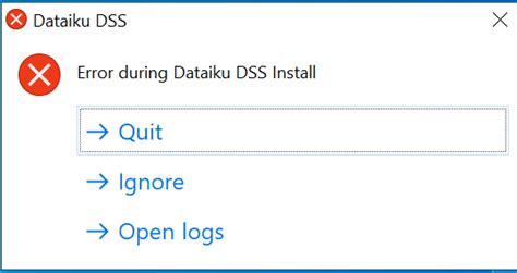 Error During Dataiku Dss Install — Dataiku Community