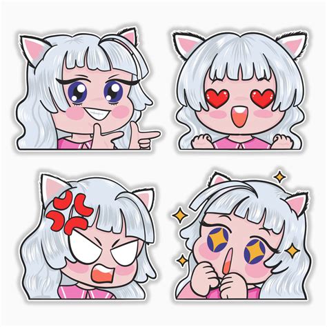 قیمت و خرید استیکر لپ تاپ و موبایل بووم طرح دختر کاوایی1 کد Mm92 مجموعه 4 عددی