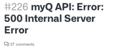 Myq Error Connecting To Server Buzzrush