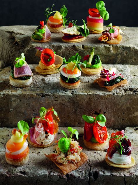 Canapes タパス アペタイザーのレシピ ケータリング料理